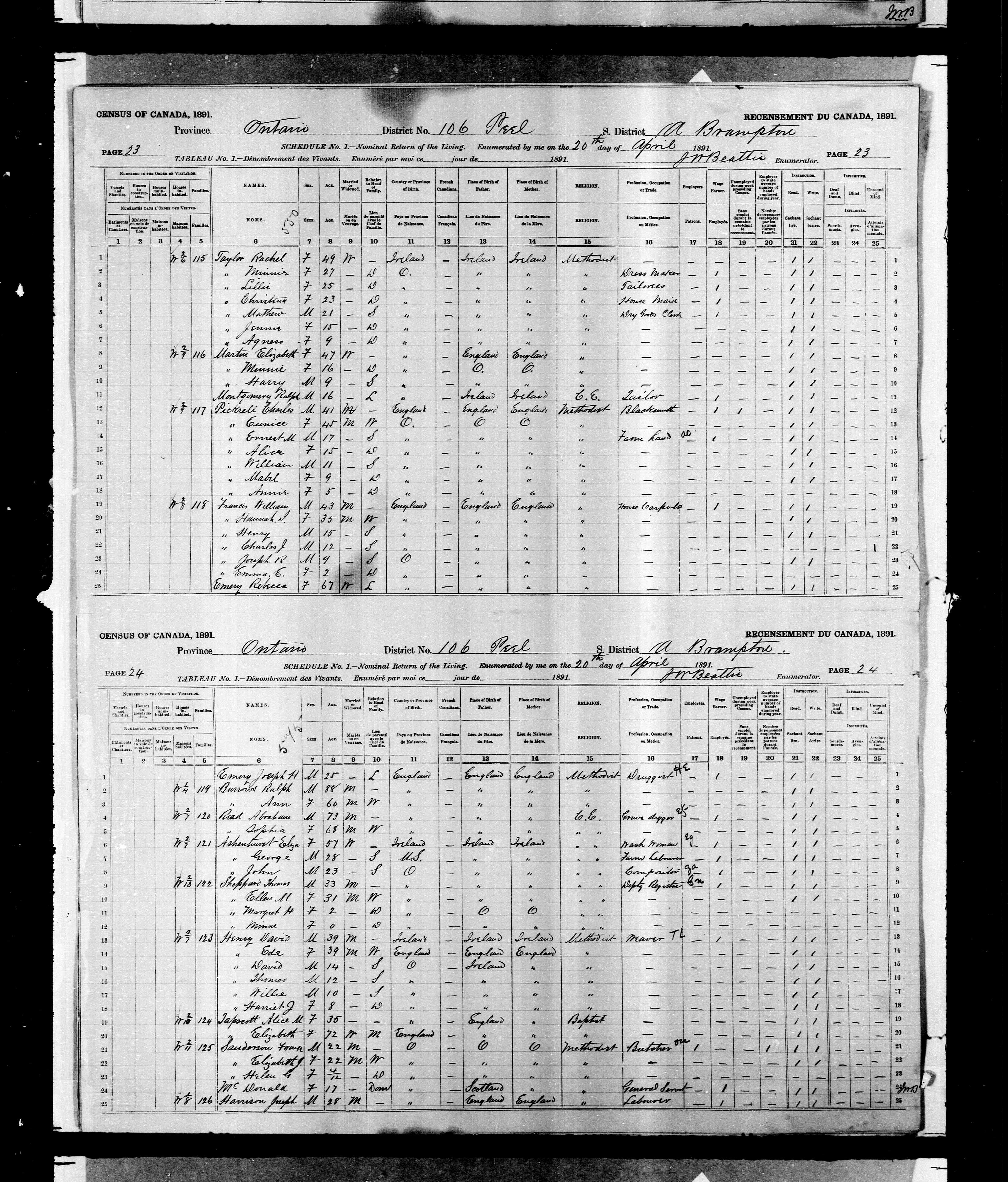 The Tapscott Family Tree - Source Page 52